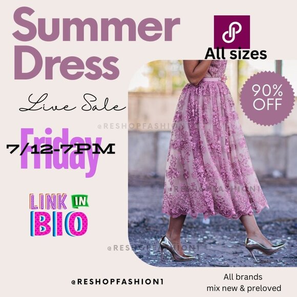 PoshLive | Dresses | Friday Night Live Dress Show All Sizes | Poshmark